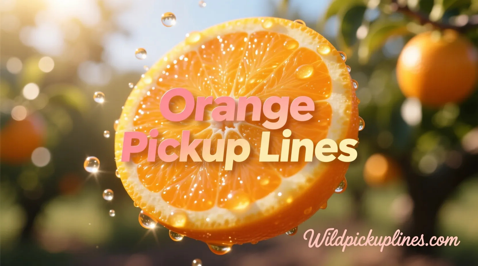 🍹83 Flirty Orange Pick Up Lines to Add Some Juice to Your Rizz