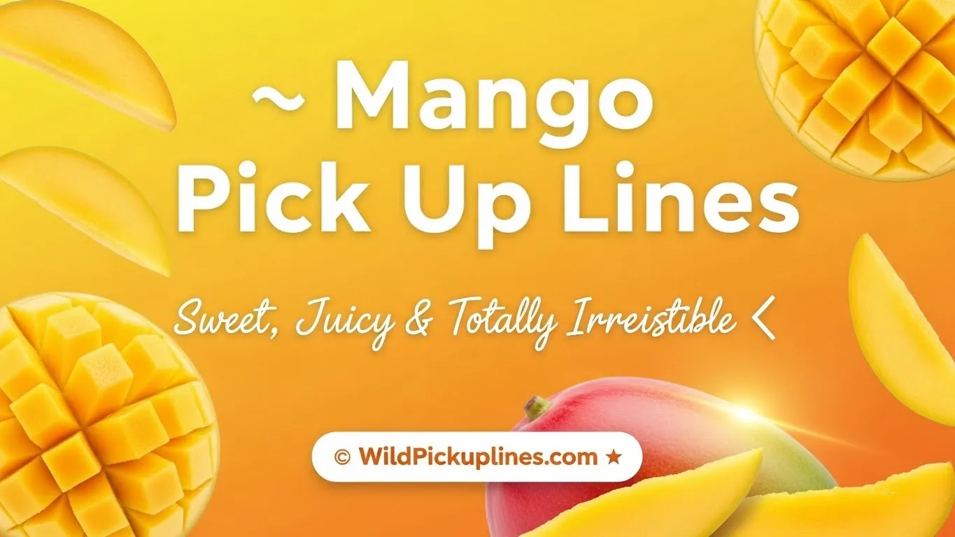 147+ Mango Pick up Lines Sweet, Juicy & Totally Irresistible